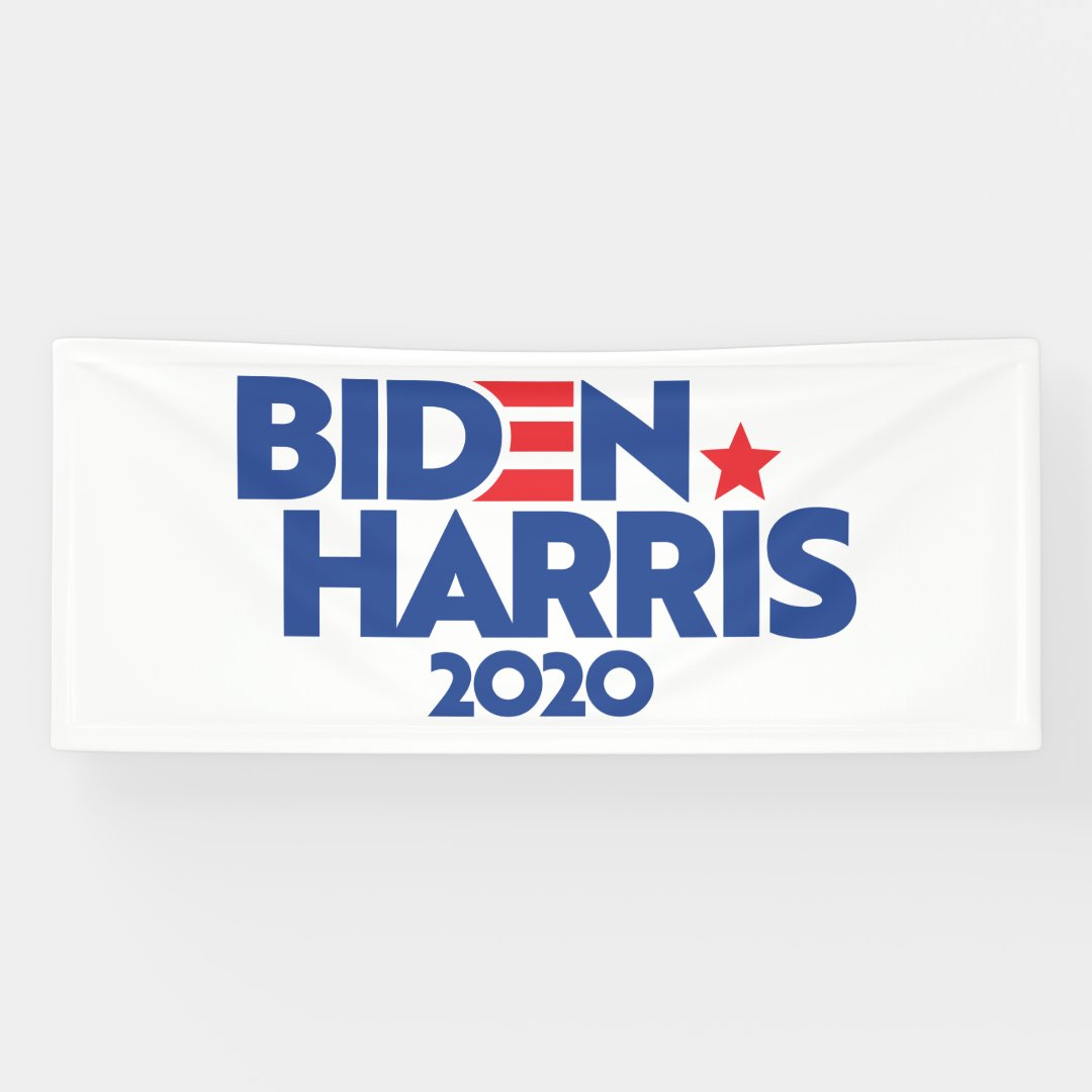 BIDEN HARRIS 2020 BANNER | Zazzle