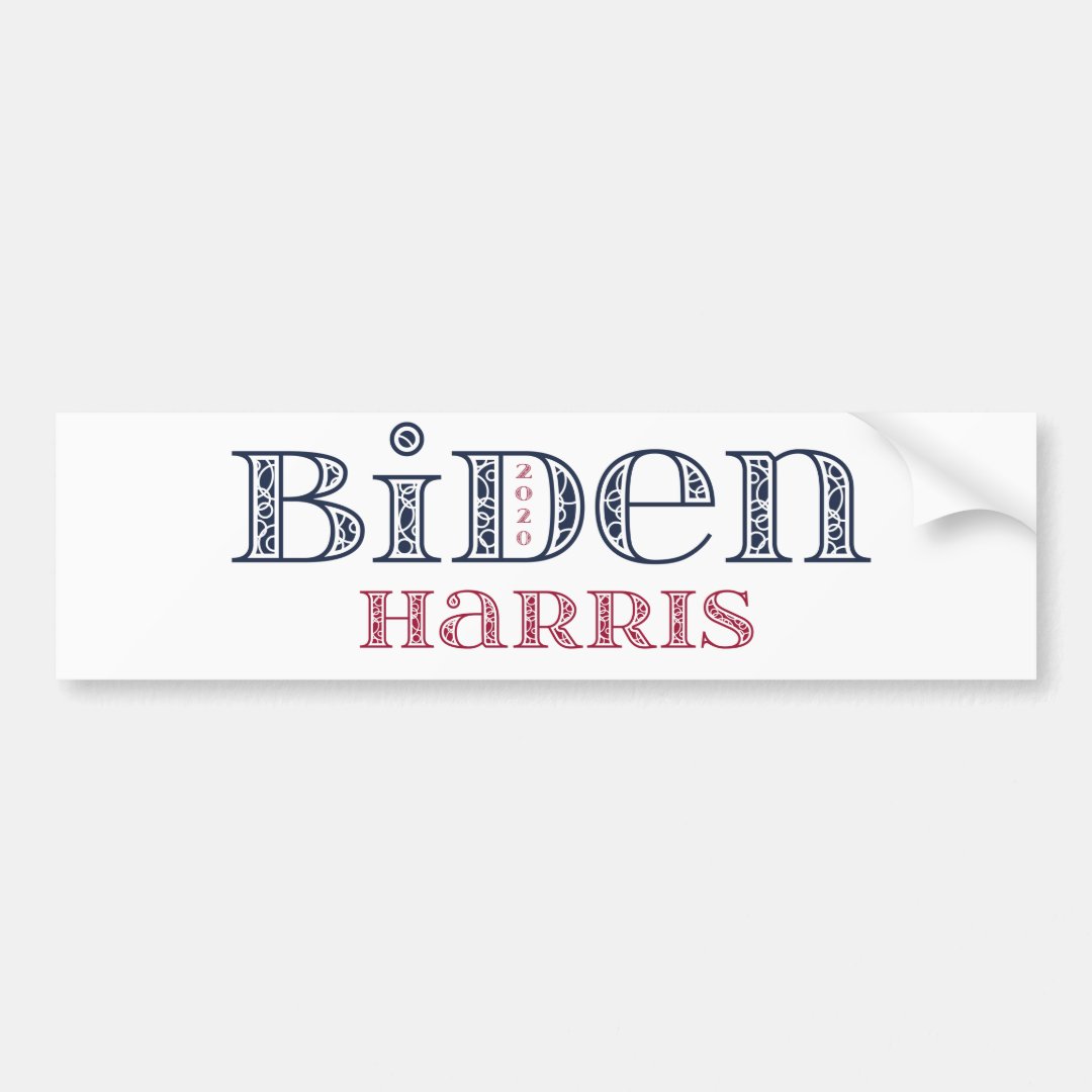 Biden & Harris 2020 Bumper Sticker | Zazzle