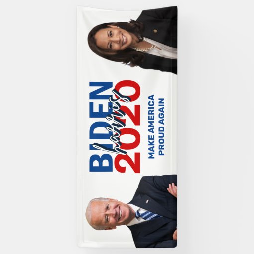 Biden Harris 2020 Campaign Rally Photo Banner | Zazzle