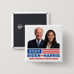 Biden Harris 2020 Collectible Campaign Buttons | Zazzle