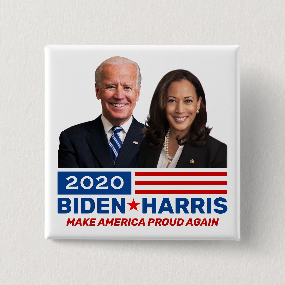 Biden Harris 2020 Collectible Campaign Buttons | Zazzle