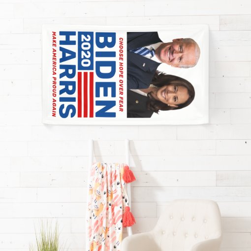 Biden Harris 2020 Custom Campaign Backdrop Banner | Zazzle