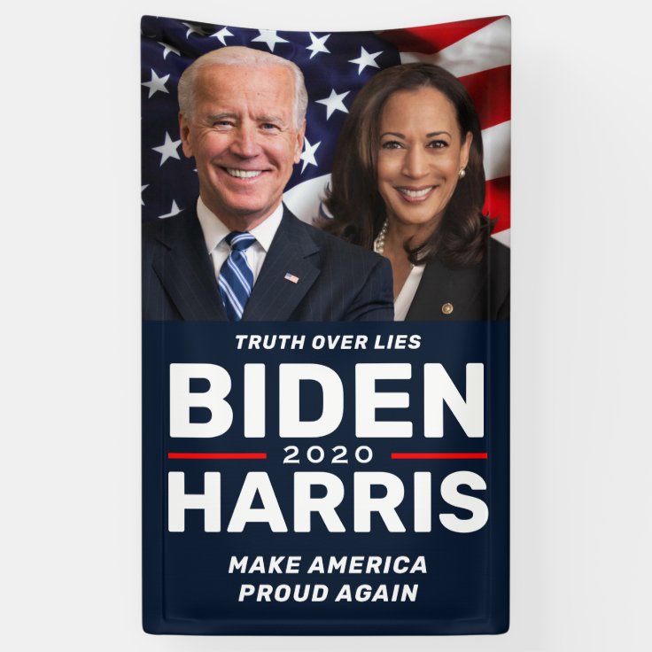 Biden Harris 2020 Custom Campaign Banners | Zazzle
