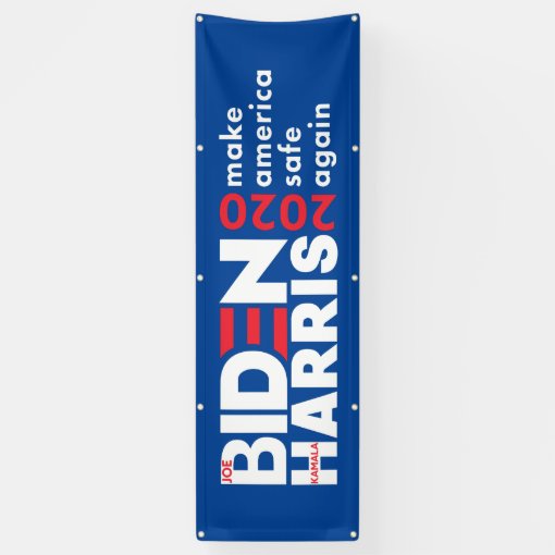 Biden Harris 2020 Election Campaign Indoor Outdoor Banner | Zazzle