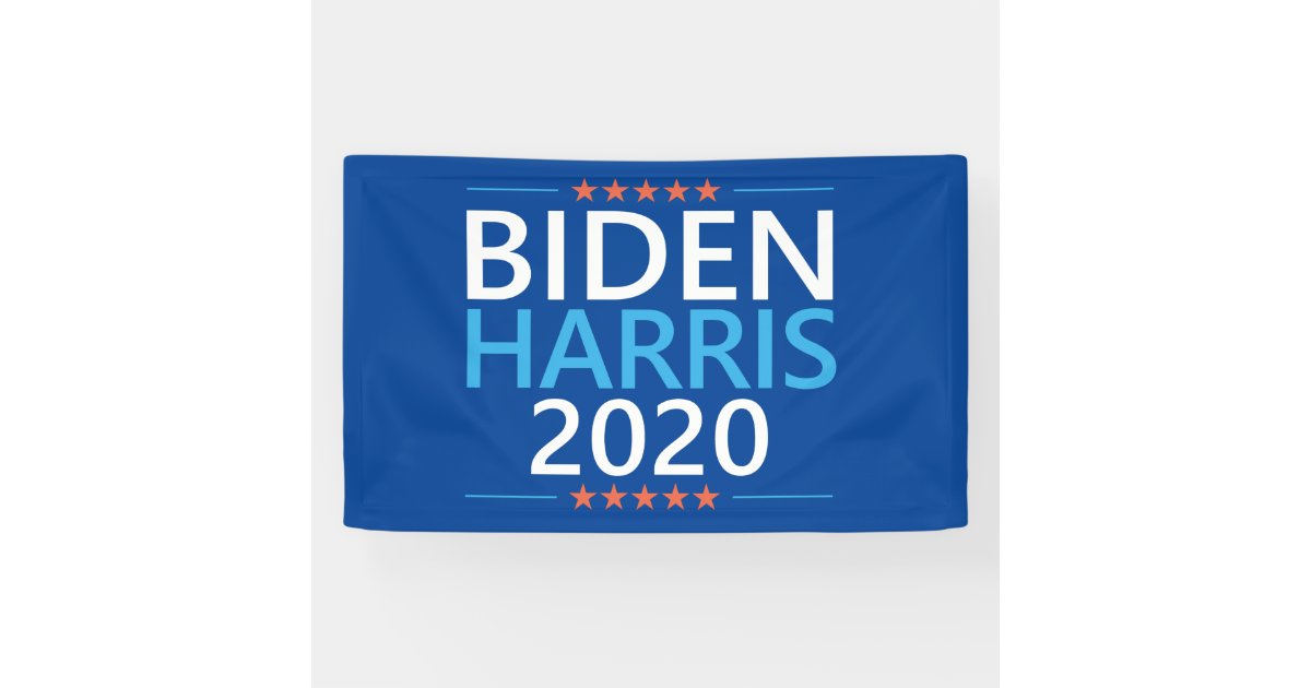 Biden Harris 2020 for President Banner | Zazzle