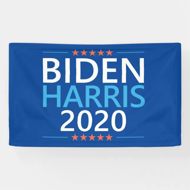 Biden Harris 2020 for President Banner | Zazzle