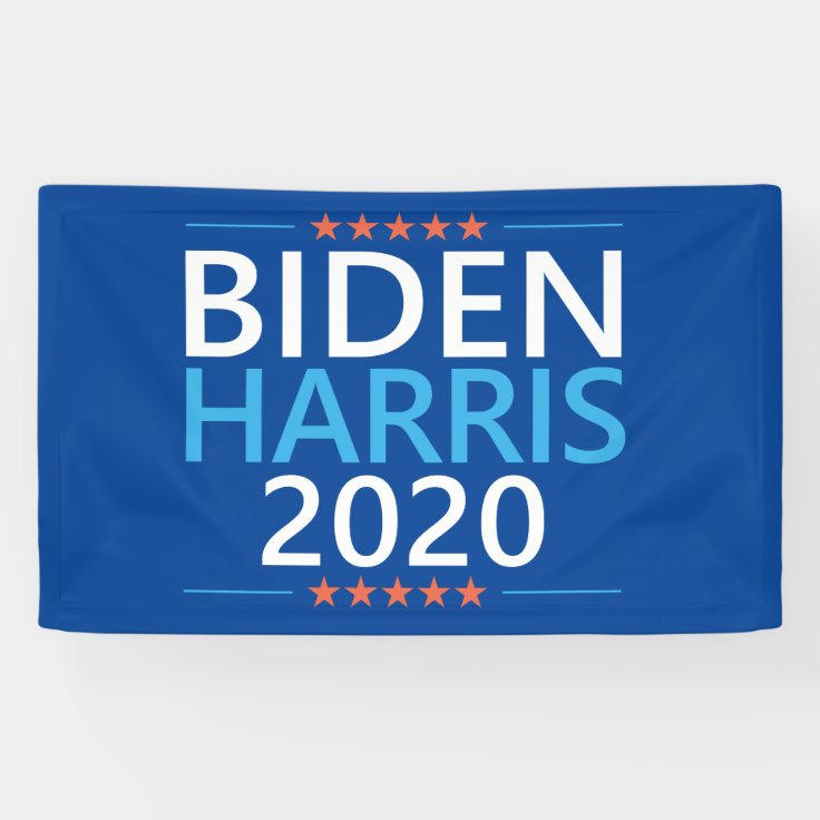 Biden Harris 2020 for President Banner | Zazzle