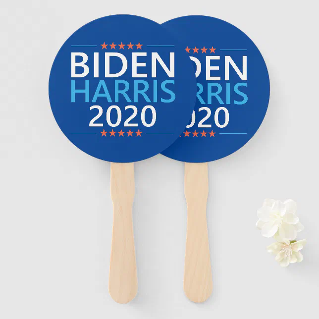 Biden Harris 2020 for President US Election Hand Fan | Zazzle