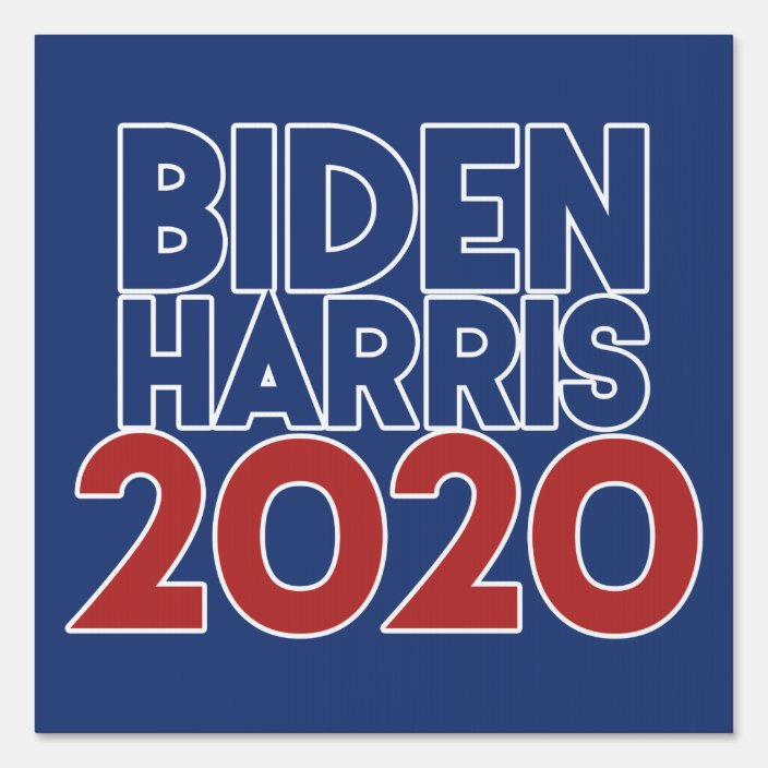 Biden Harris 2020 Joe Biden Kamala Harris 2020 Sign | Zazzle.com