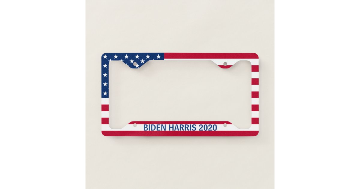 Biden Harris 2020 License Plate Frame | Zazzle