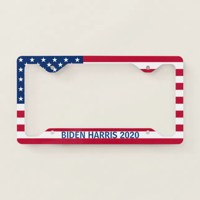 Biden Harris 2020 License Plate Frame | Zazzle
