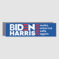 Biden Harris 2020 Make America Safe Again Bumper Car Magnet | Zazzle