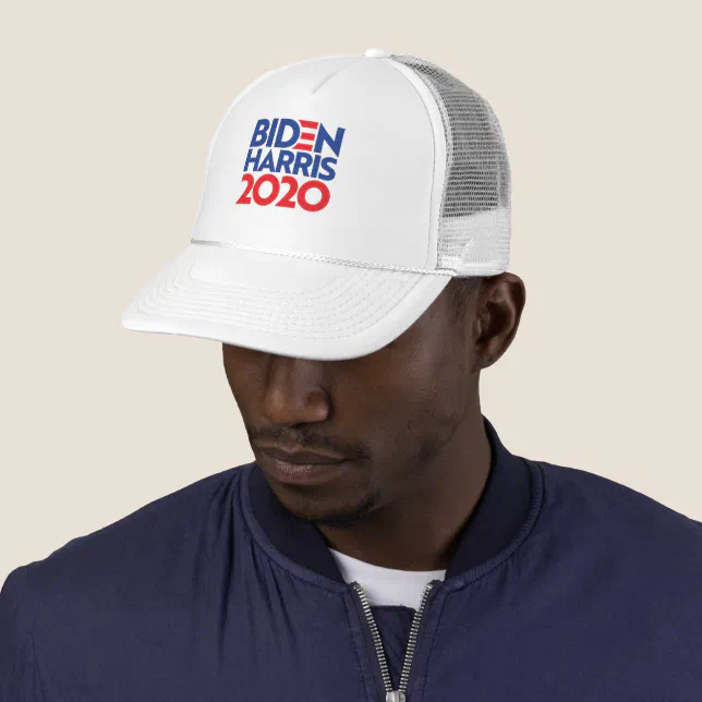 BIDEN HARRIS 2020 TRUCKER HAT | Zazzle