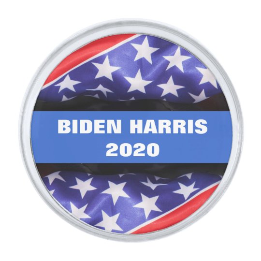 BIDEN HARRIS 2020 USA Flag Lapel Pin | Zazzle.com