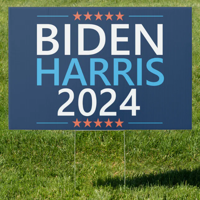 Biden Harris 2024 for President US Election Sign | Zazzle