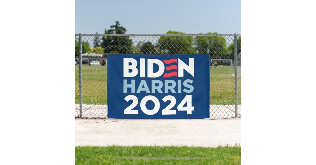 Biden Harris 2024 President Joe Biden Banner | Zazzle
