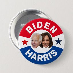 BIDEN / HARRIS BUTTON | Zazzle