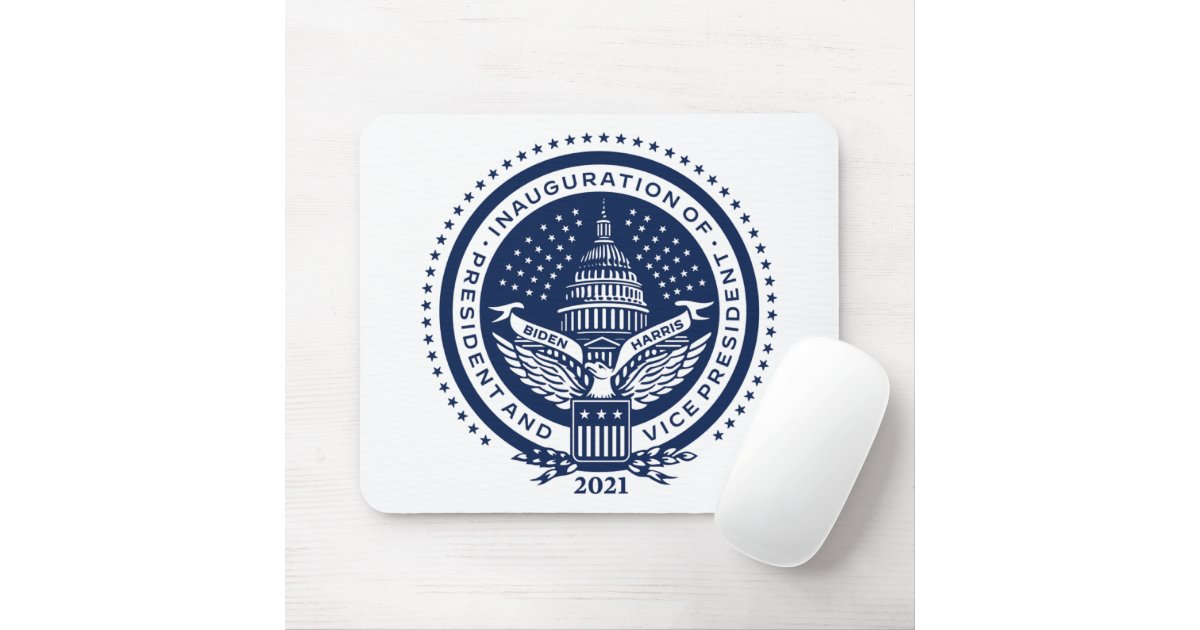 Biden Harris Inaugural Logo Inauguration Day 2021 Mouse Pad | Zazzle