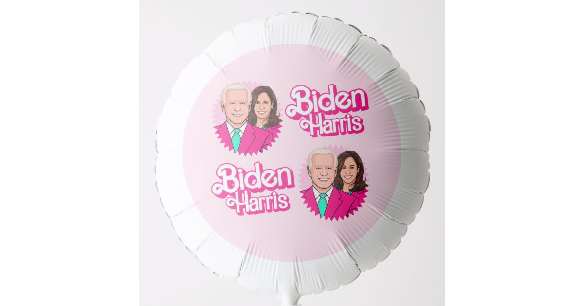 Biden Harris Pink Birthday Balloon | Zazzle