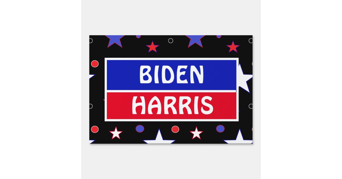 Biden Harris Red White and Blue 2020 Election Sign | Zazzle