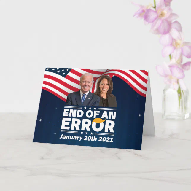 Biden Inauguration day 2021 anti trump Card | Zazzle