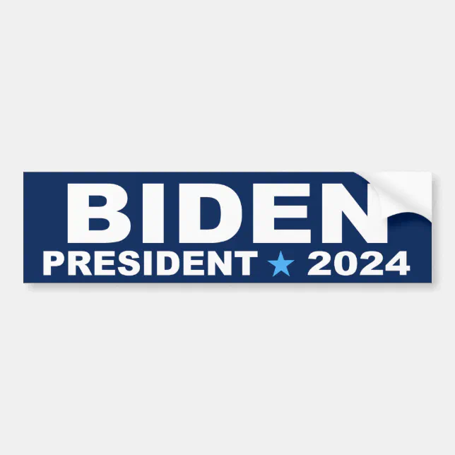 Biden President 2024 bumper sticker | Zazzle
