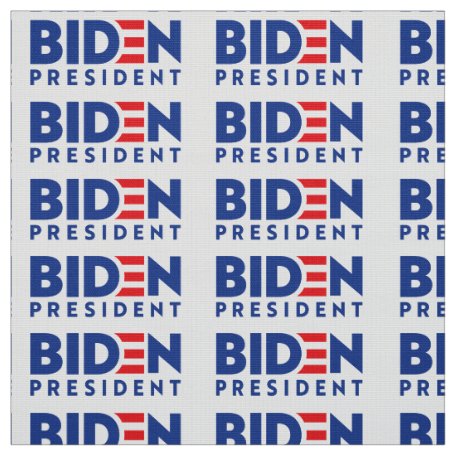 Joe Biden for President 2020 Fabric | Zazzle