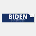 Bidenomics - Communist Plan to Destroy America Bumper Sticker | Zazzle
