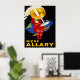 Biere Allary by Jean D'ylen - Vintage Beer Advert Poster | Zazzle