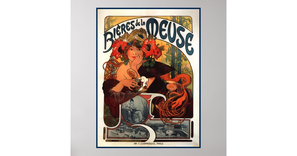 Bieres de la Meuse Poster | Zazzle Bieres de la Meuse Poster | Zazzle