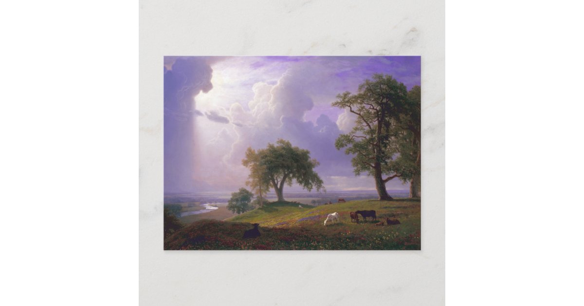 Bierstadt California Spring Painting Postcard | Zazzle