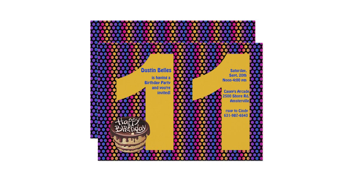 11 Birthday Party Invitations