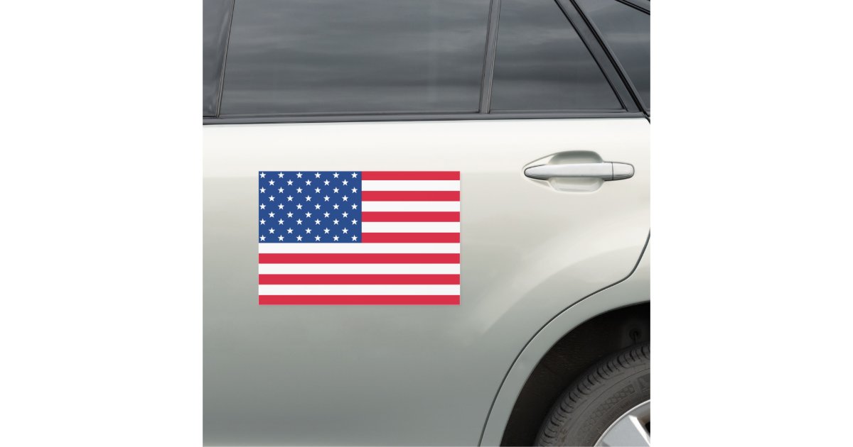 Big American Flag Car Magnet | Zazzle