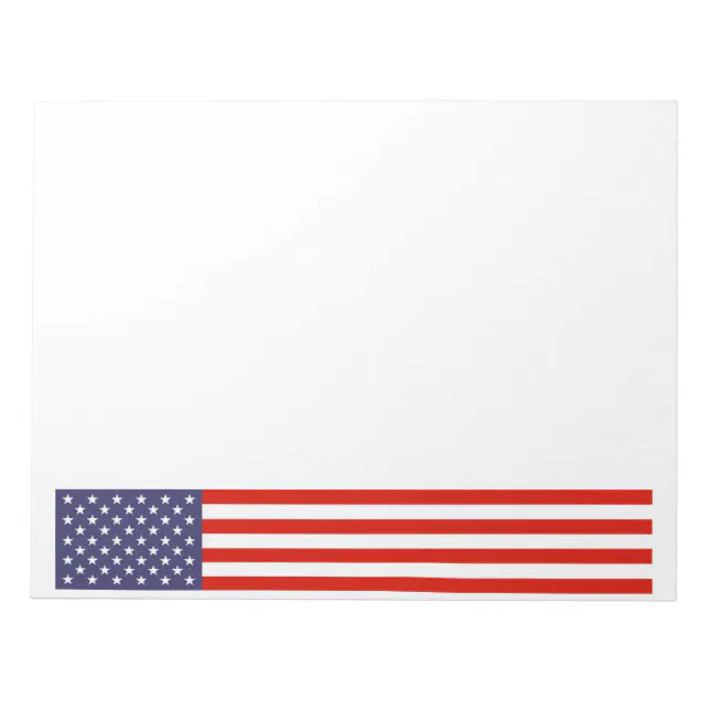 Big American flag note pads | Stars and stripes | Zazzle