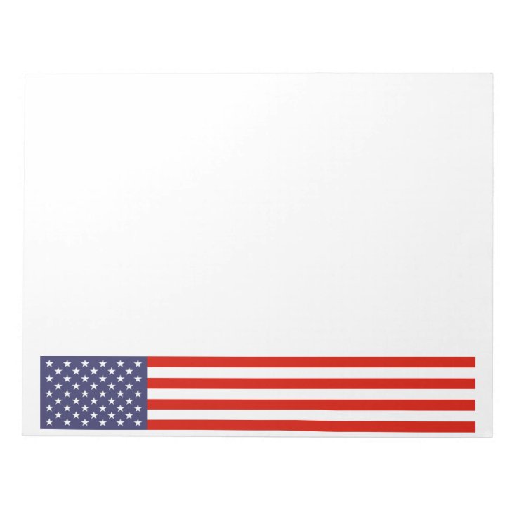 Big American flag note pads | Stars and stripes | Zazzle