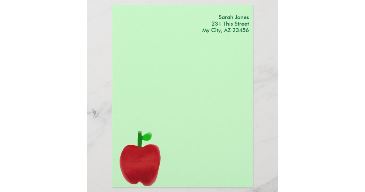 Big Apple Letterhead | Zazzle