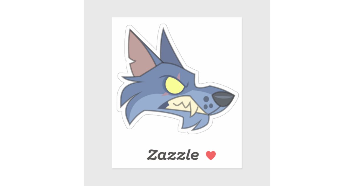 Big Bad Wolf Sticker | Zazzle