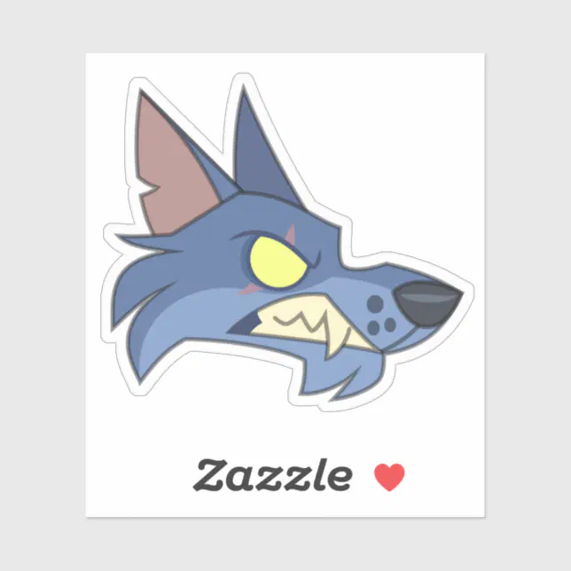 Big Bad Wolf Sticker | Zazzle