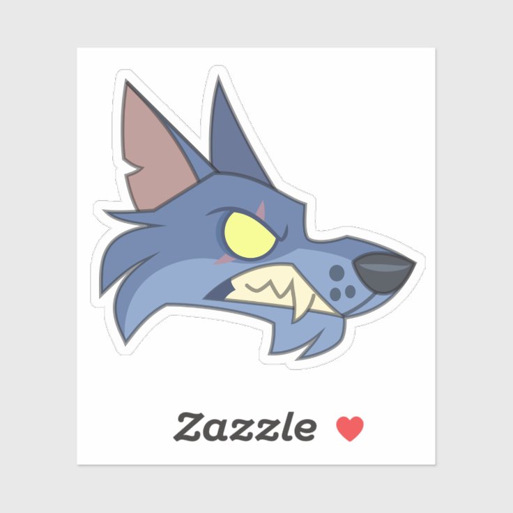 Big Bad Wolf Sticker | Zazzle