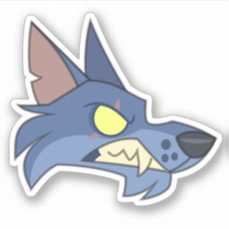 Big Bad Wolf Sticker | Zazzle