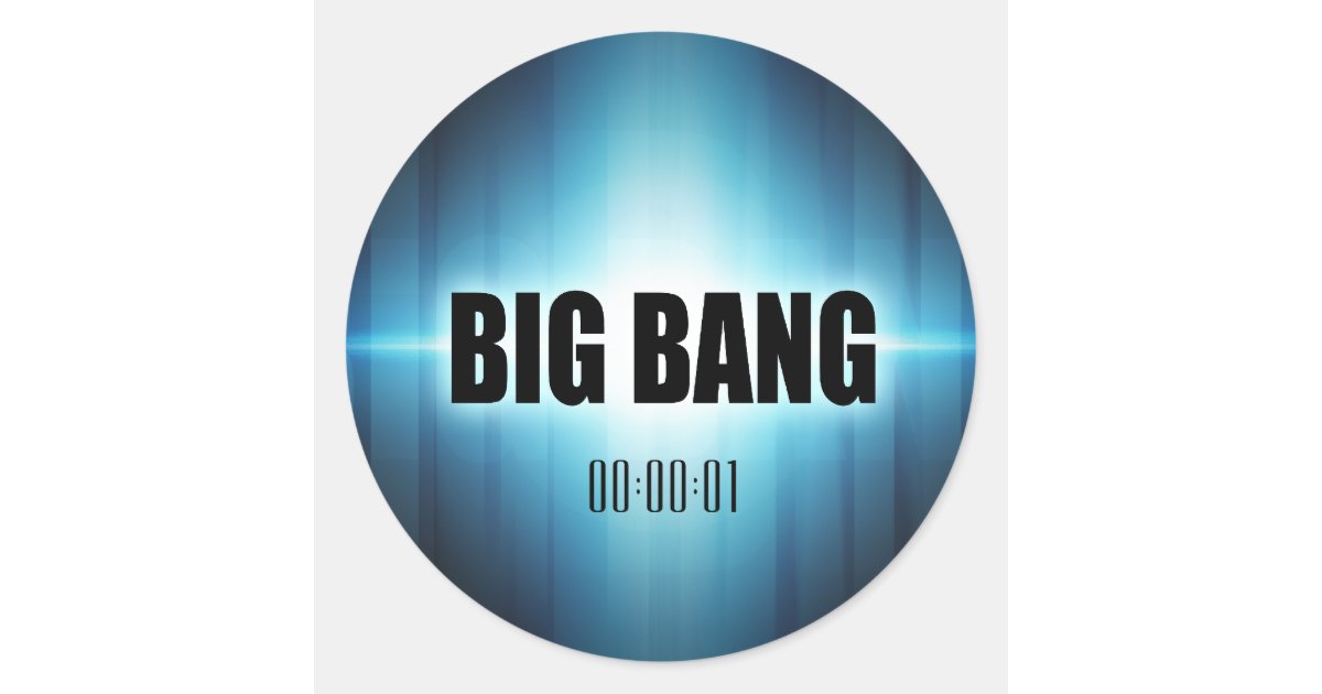 Big Bang Classic Round Sticker | Zazzle