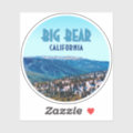 Big Bear California Mountains Vintage Sticker | Zazzle