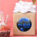 Big Bear Mountain California blue ski stickers | Zazzle