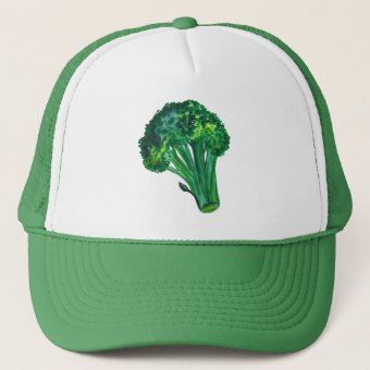 Big Beautiful Broccoli Trucker Hat | Zazzle