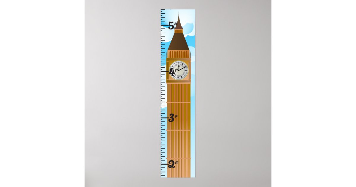 Big Ben Growth Chart | Zazzle