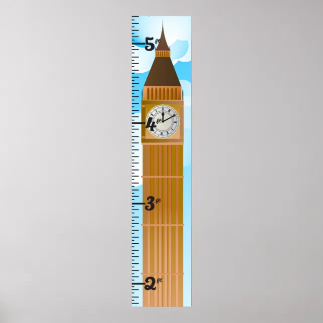 Big Ben Growth Chart | Zazzle