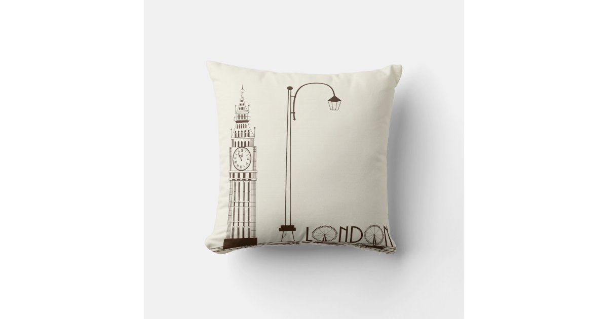 Big Ben London England Decorative Throw Pillow | Zazzle