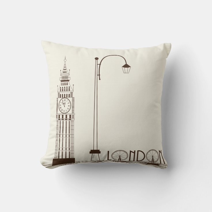 Big Ben London England Decorative Throw Pillow | Zazzle
