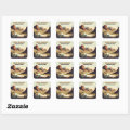 Big Bend National Park Texas Retro Travel Square Sticker | Zazzle