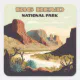 Big Bend National Park Texas Retro Travel Square Sticker | Zazzle